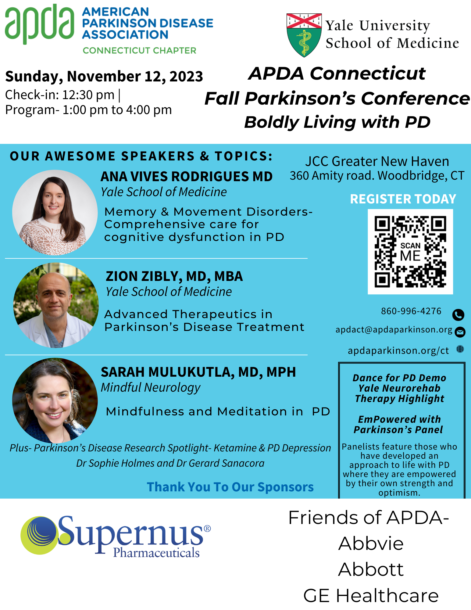 APDA Connecticut Fall Parkinson's Education Conference- Boldly Living with PD